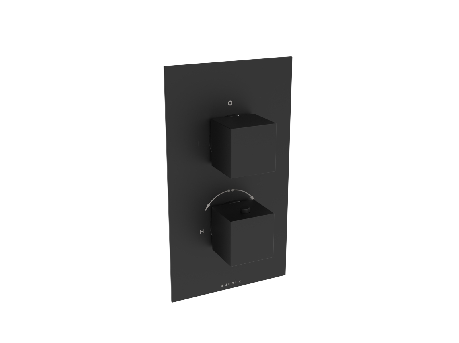 TOOGA 1 way thermostatic shower valve kit - Matte Black